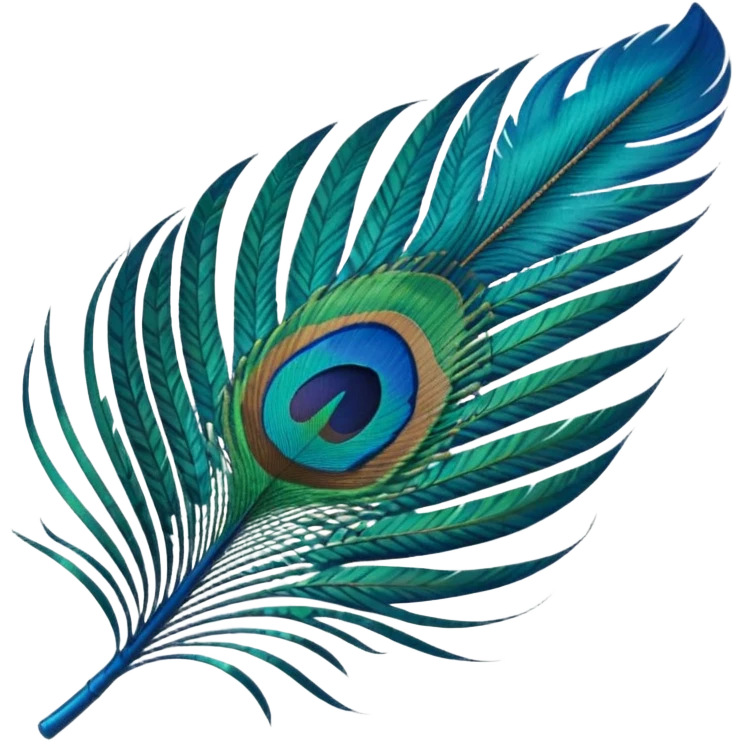 Need single peacock feather emoji to paste in a textbox emoji | AI ...