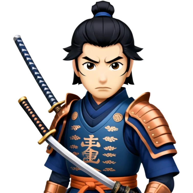 Vigilant Samurai emoji | AI Emoji Generator
