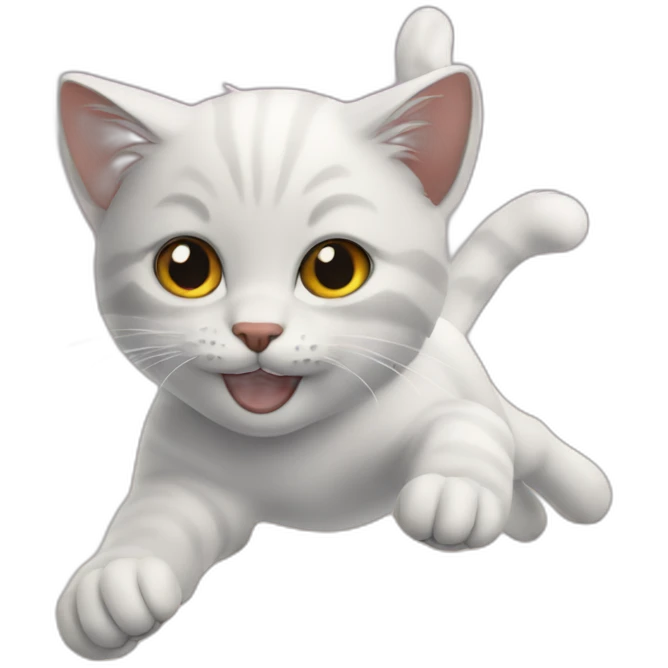 Flying cat emoji | AI Emoji Generator