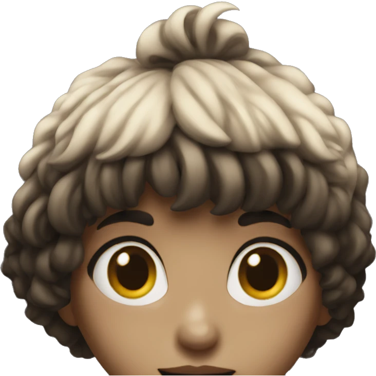 lonely girl portrait pose emoji | AI Emoji Generator