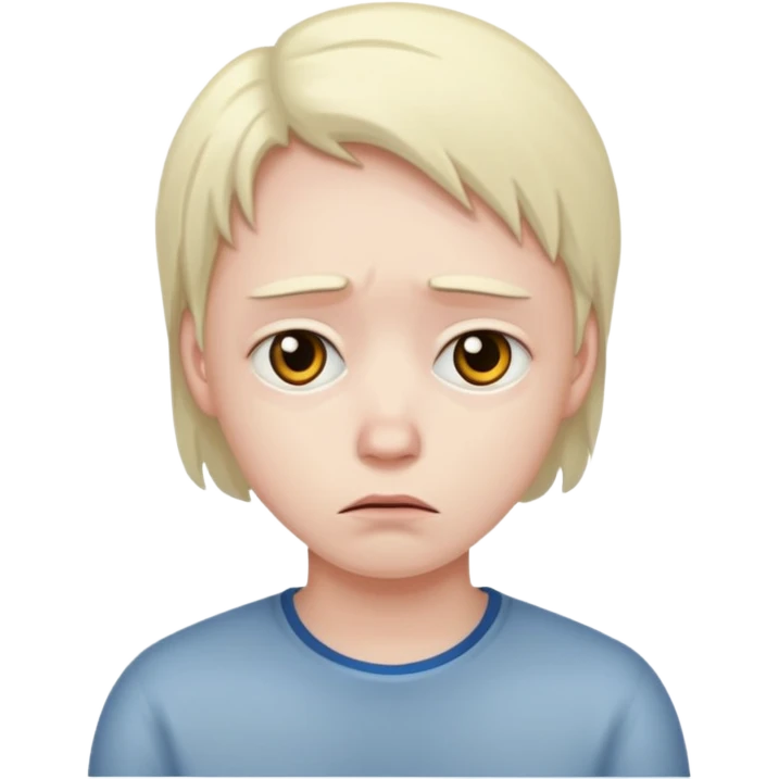 Create ecmoji so sad like that 🫩 homan emoji | AI Emoji Generator