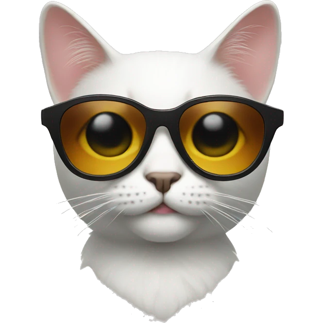Cat with sunglasses emoji | AI Emoji Generator