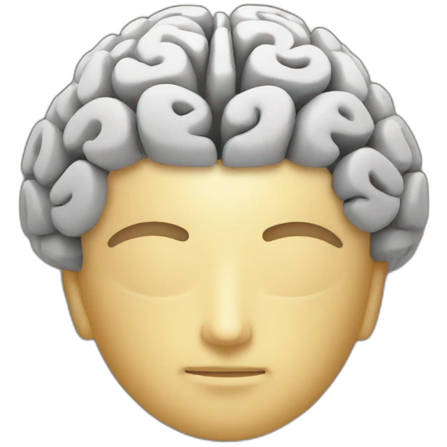 zen brain emoji | AI Emoji Generator