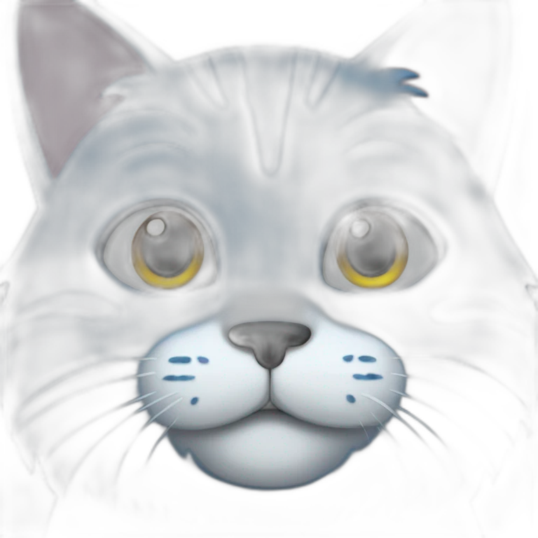Blue cat emoji | AI Emoji Generator