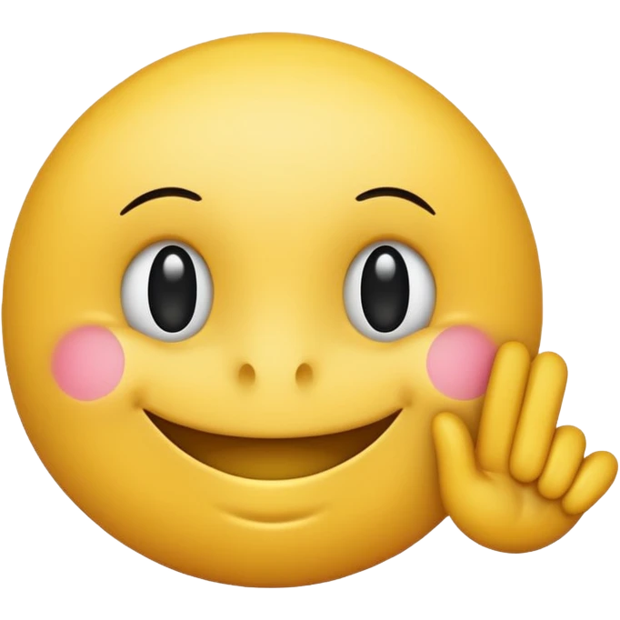 Smiley which pats in the back emoji | AI Emoji Generator