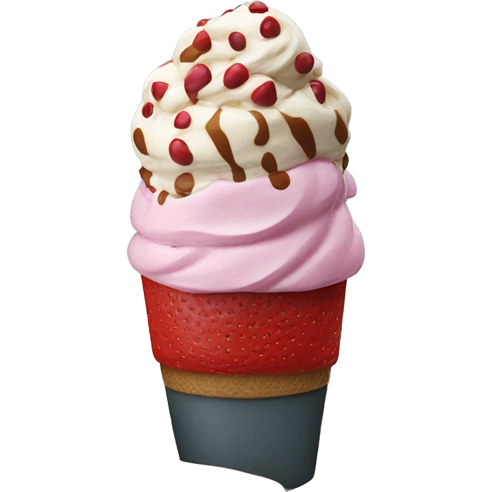 hands holding fruit parfait cup emoji | AI Emoji Generator