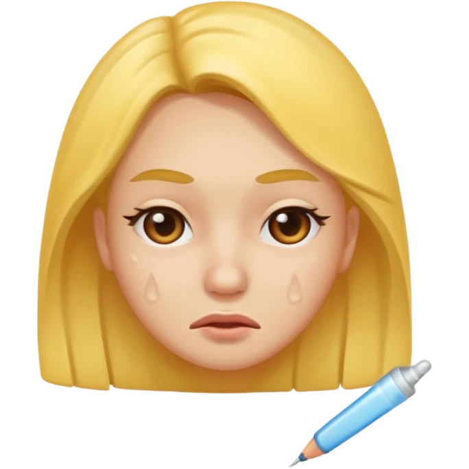 pimple faced woman emoji | AI Emoji Generator