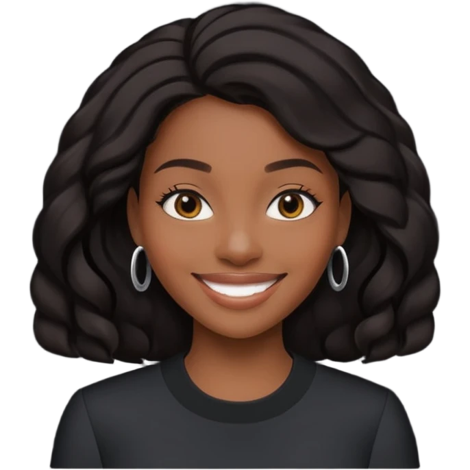 Black company card with black woman photo and « KERING » company name ...