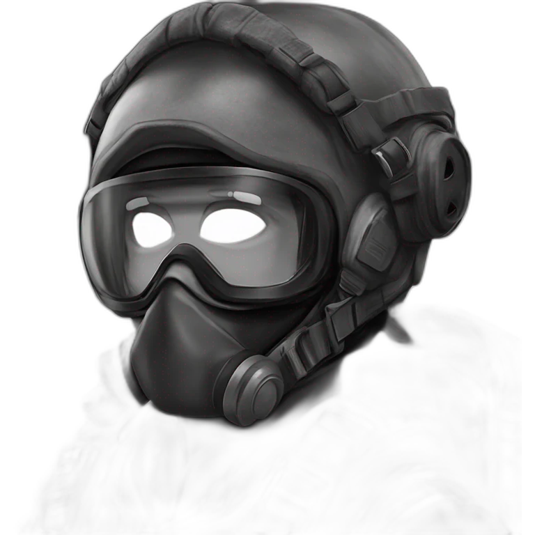 masked military pilot in uniform emoji | AI Emoji Generator