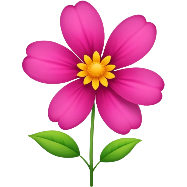 a Flower on a new growing plant emoji | AI Emoji Generator