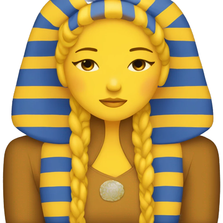 serene girl in black_BACKGROUND emoji | AI Emoji Generator