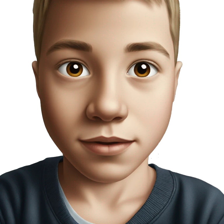 portrait of young boy emoji | AI Emoji Generator