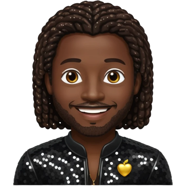 Dalvin Mr. Dalvin DeGrate from Jodeci/K-Ci & JoJo with dark brown, black sequin outfit emoji ...