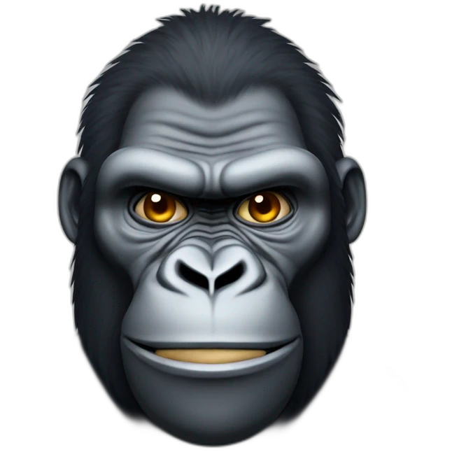 Giga Chad Gorilla emoji | AI Emoji Generator