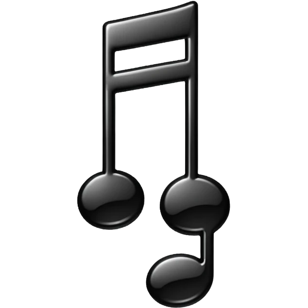 black music note emoji | AI Emoji Generator