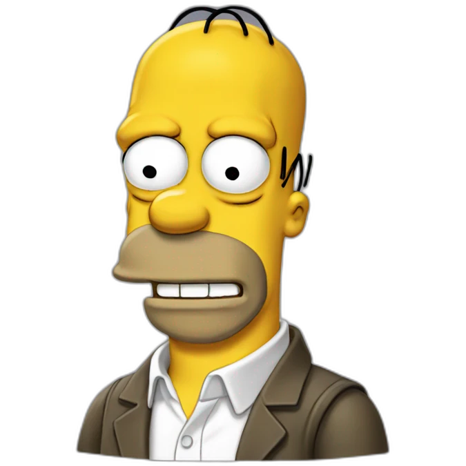 Homer Simpson emoji | AI Emoji Generator