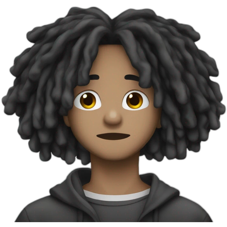 dark-skinned male with dreadlocks emoji | AI Emoji Generator