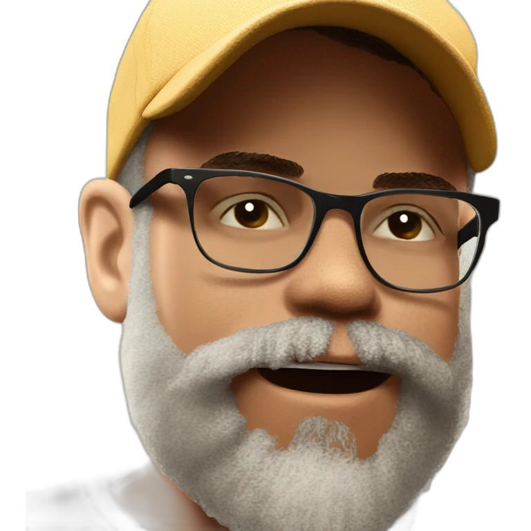 focused man with glasses emoji | AI Emoji Generator