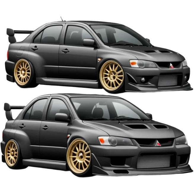 mitsubishi lancer evo stanced emoji | AI Emoji Generator