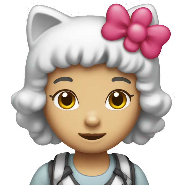 Hello kitty emoji | AI Emoji Generator