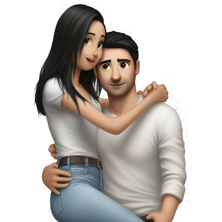 loving embrace siblings portrait emoji | AI Emoji Generator