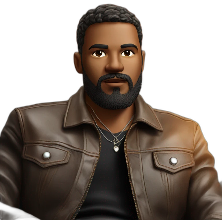 "manly in leather jewelry" emoji | AI Emoji Generator