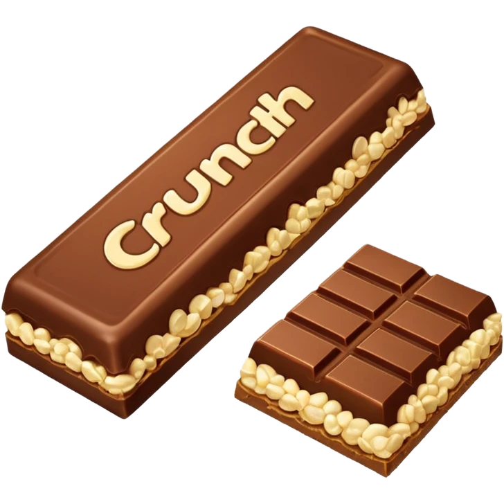 Nestle crunch bar bitten emoji | AI Emoji Generator