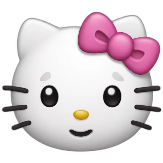 Hello kitty emoji | AI Emoji Generator