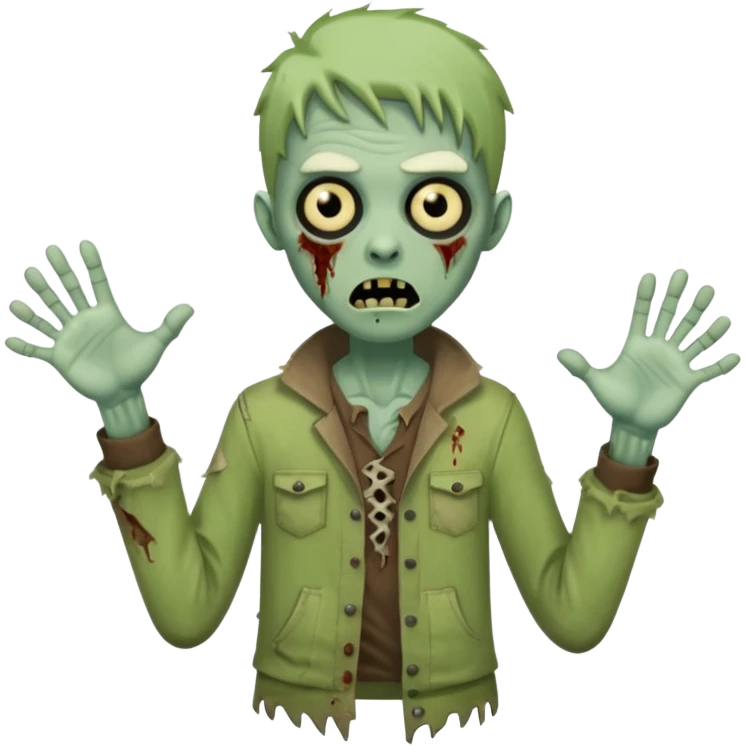 zombie say hello emoji | AI Emoji Generator
