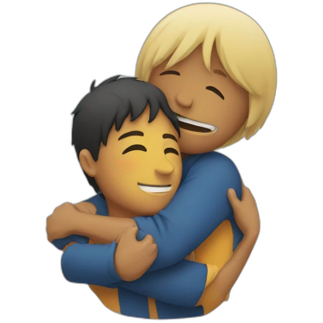 Hug emoji | AI Emoji Generator