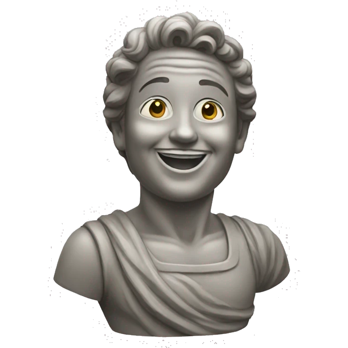 happy statue emoji | AI Emoji Generator