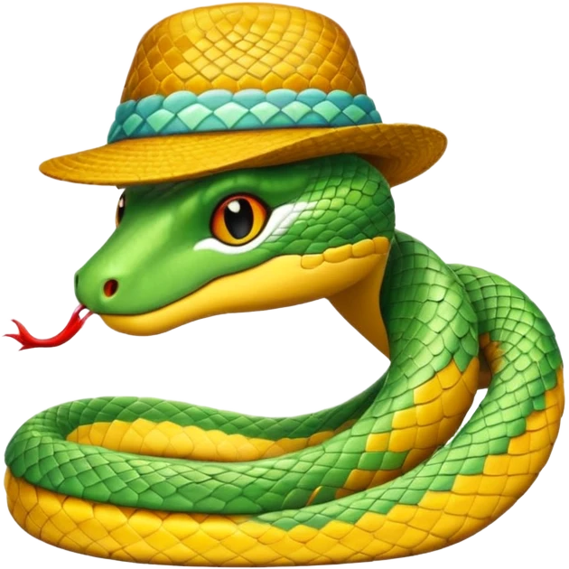HAT SNAKE emoji | AI Emoji Generator
