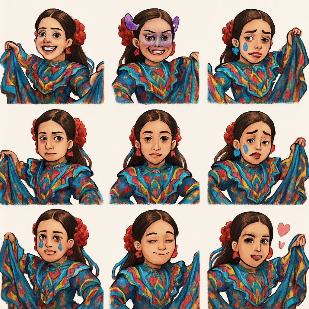 Traditional Dancer emoji | AI Emoji Generator