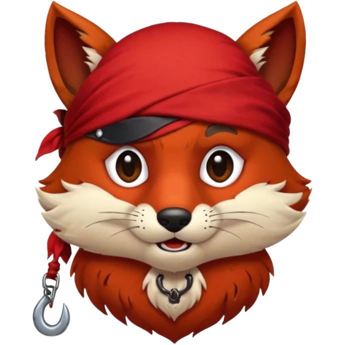 Foxy from fnaf emoji | AI Emoji Generator
