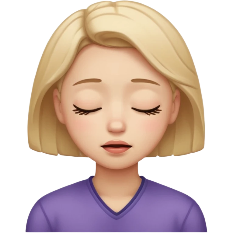 embarrassed, blushing, with closed eyes, and shaped like a traditional ...