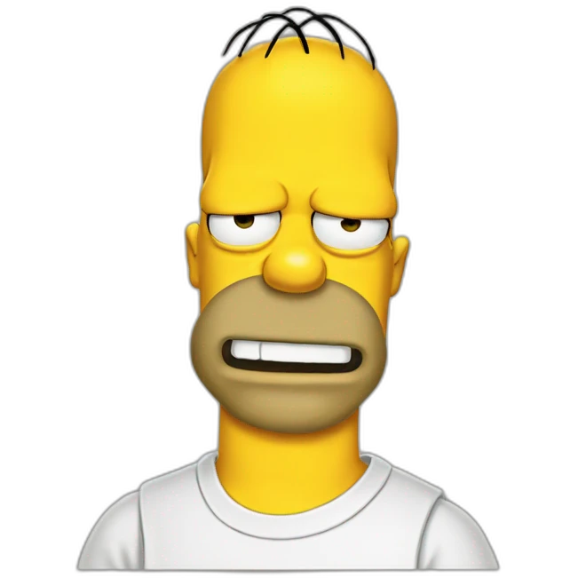 Homer-Simpson emoji | AI Emoji Generator