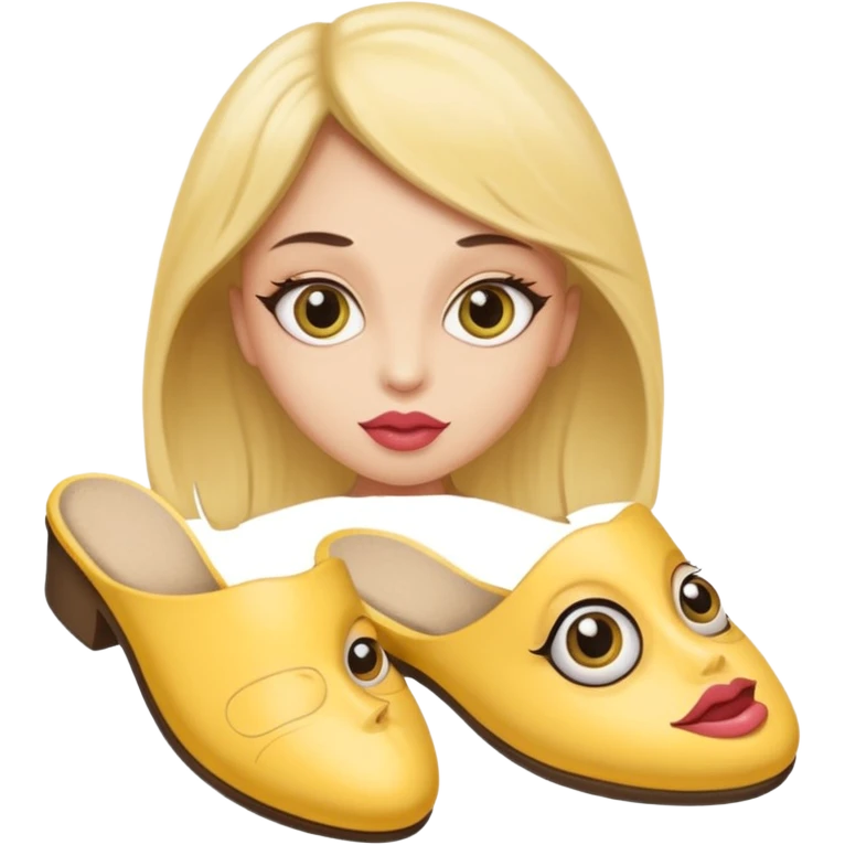 make an emoji that big lips 👄 and big eye leads big eyes 👀 and yellow ...