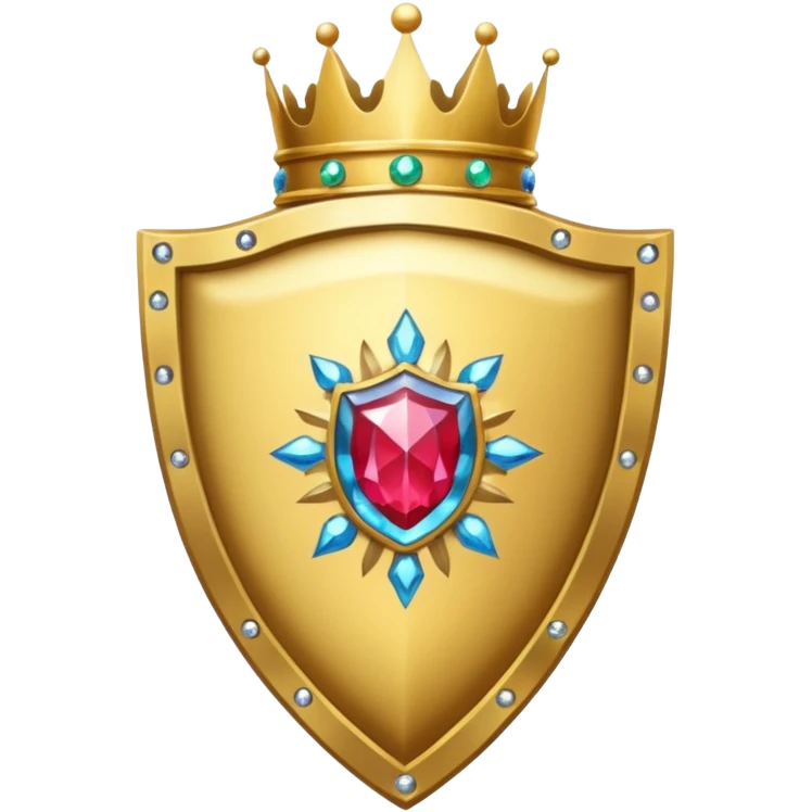 Create a Shield / Crown that represents confidence emoji | AI Emoji ...