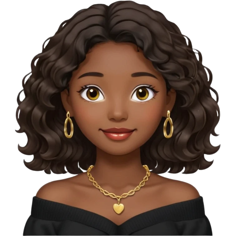 A South Korean girl with dark brown black wavy hair with middle part ...