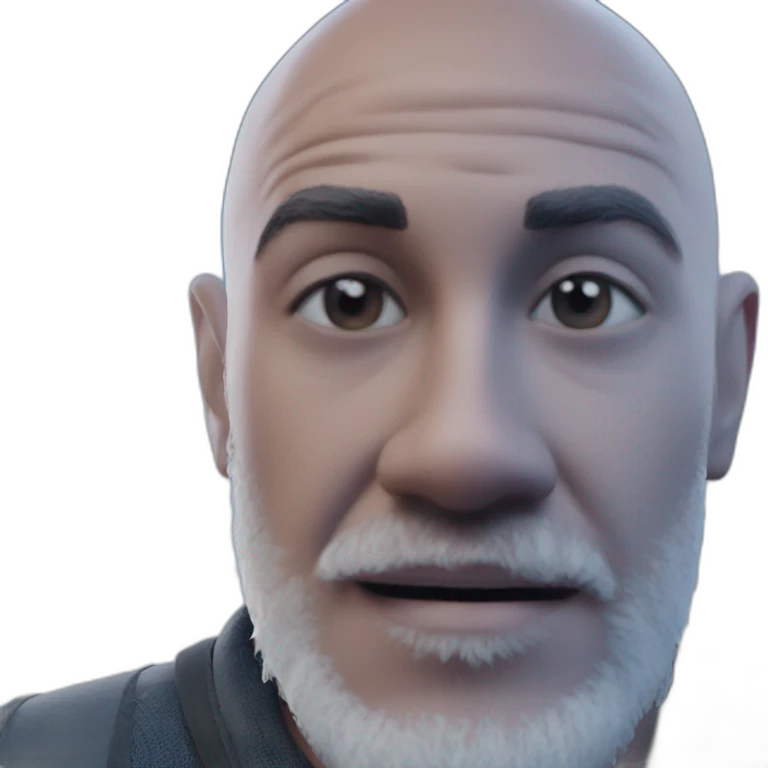 bearded male portrait solo emoji | AI Emoji Generator