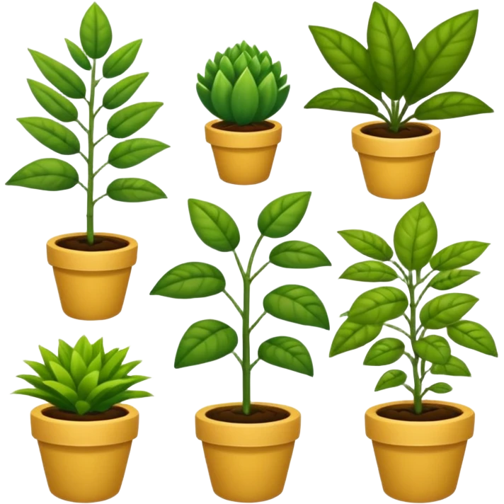 plants cultures. Transparent background emoji | AI Emoji Generator