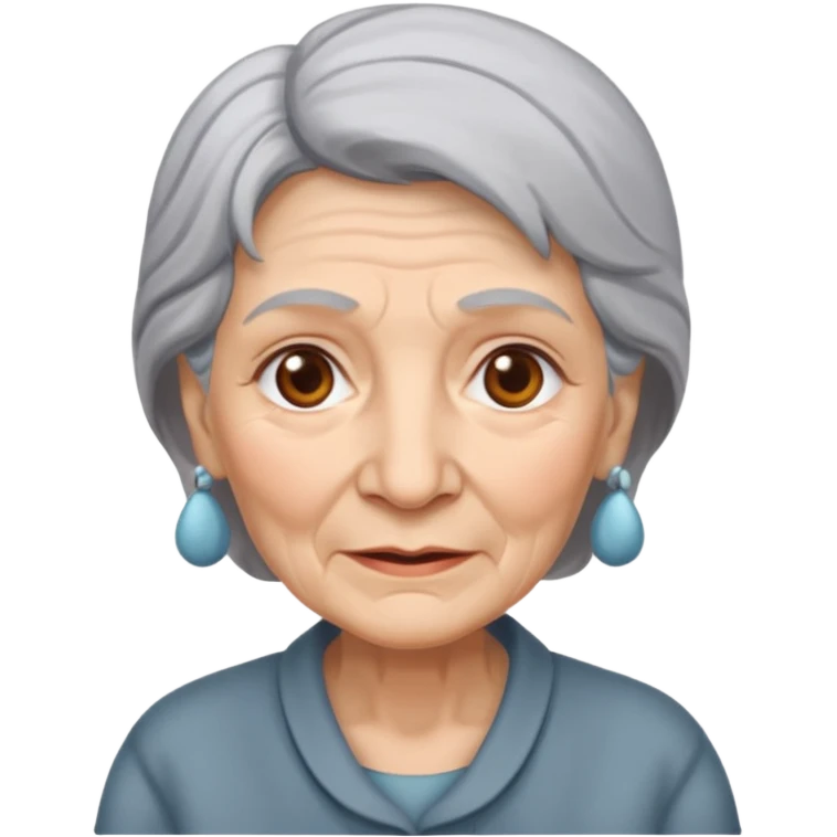 grey hair old woman emoji | AI Emoji Generator