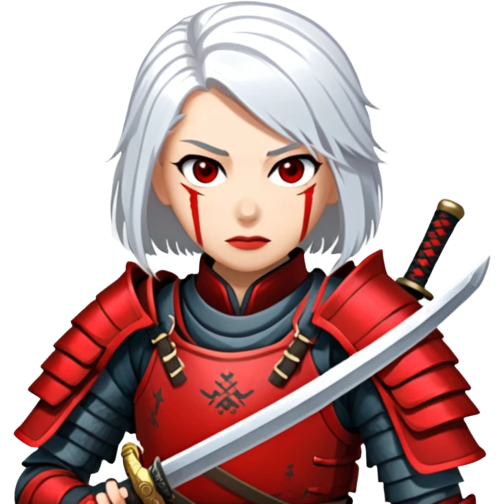 Battle-Ready Samurai emoji | AI Emoji Generator