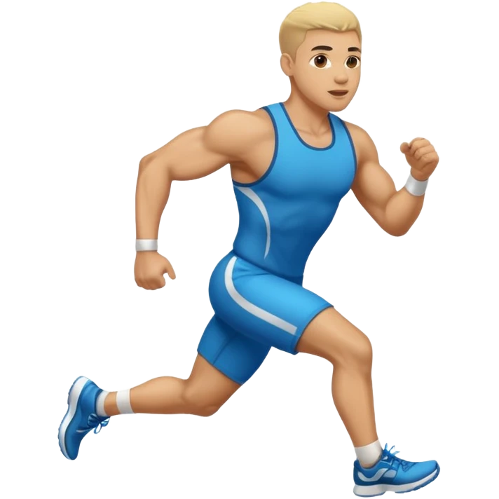 light skin man running emoji | AI Emoji Generator
