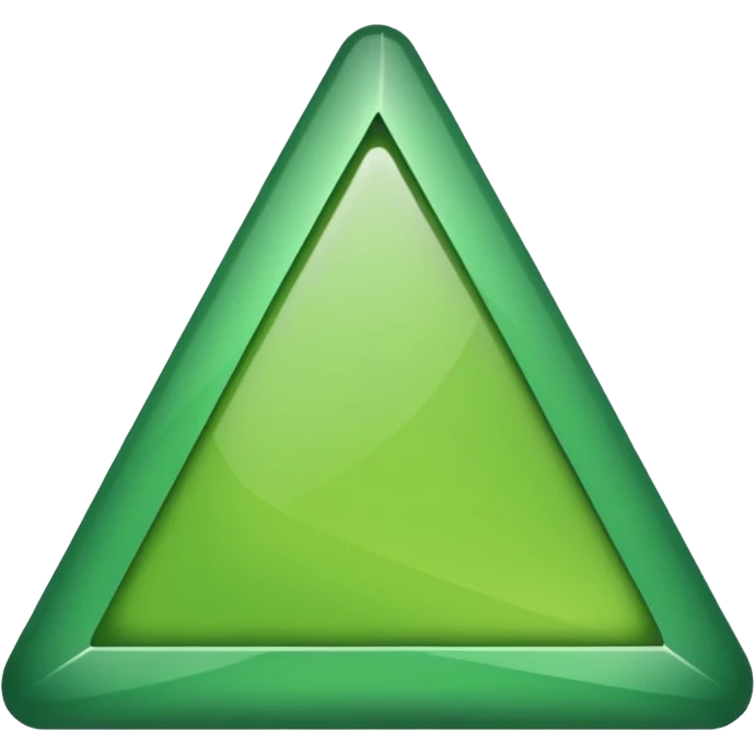 change color to green from red for 🔺 with same size emoji | AI Emoji ...