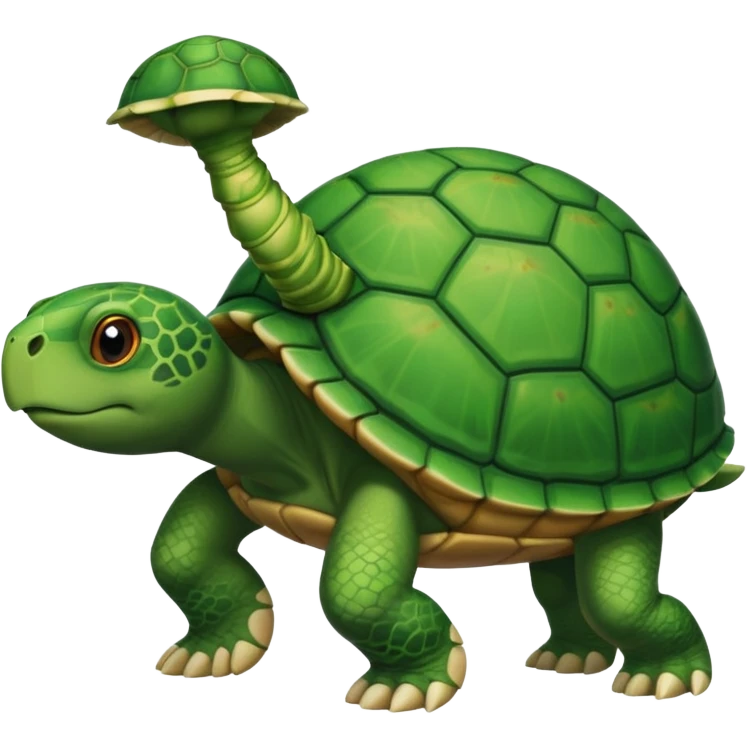 A human leg emoji combined with a turtle emoji | AI Emoji Generator