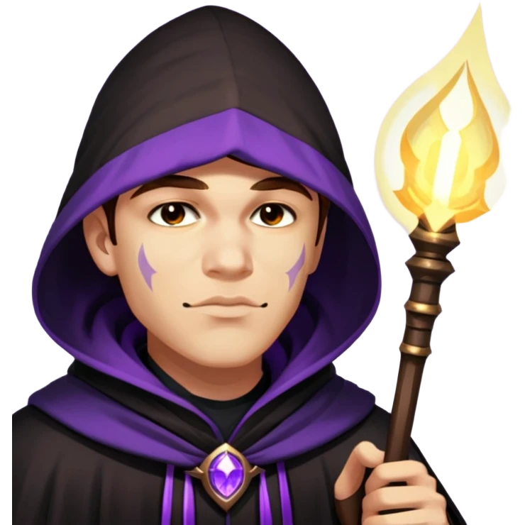 Obsidian Mage emoji | AI Emoji Generator