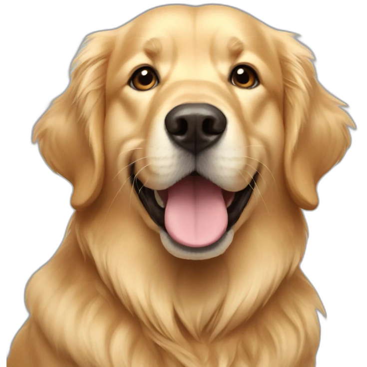 Golden retriever emoji | AI Emoji Generator