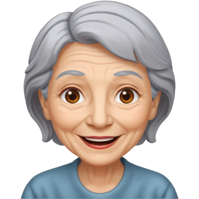 grey hair old woman emoji | AI Emoji Generator