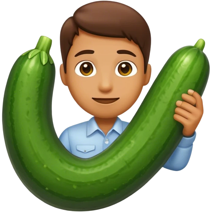 emoji with big cucumber emoji | AI Emoji Generator
